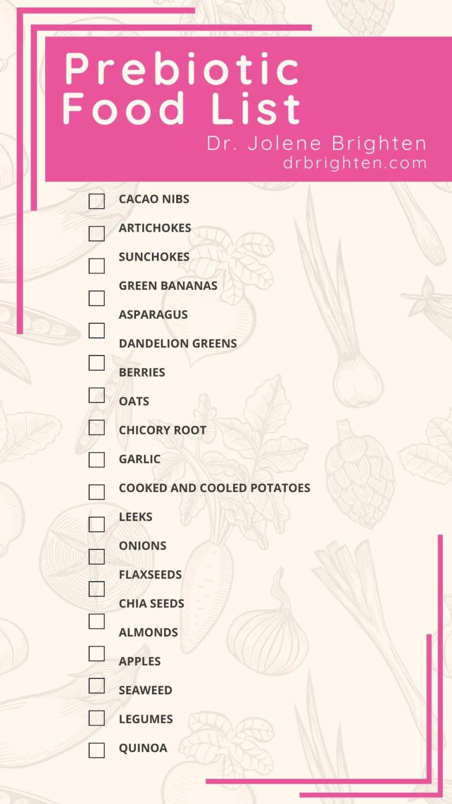 20 Best Prebiotics for Gut Health and Hormonal Balance